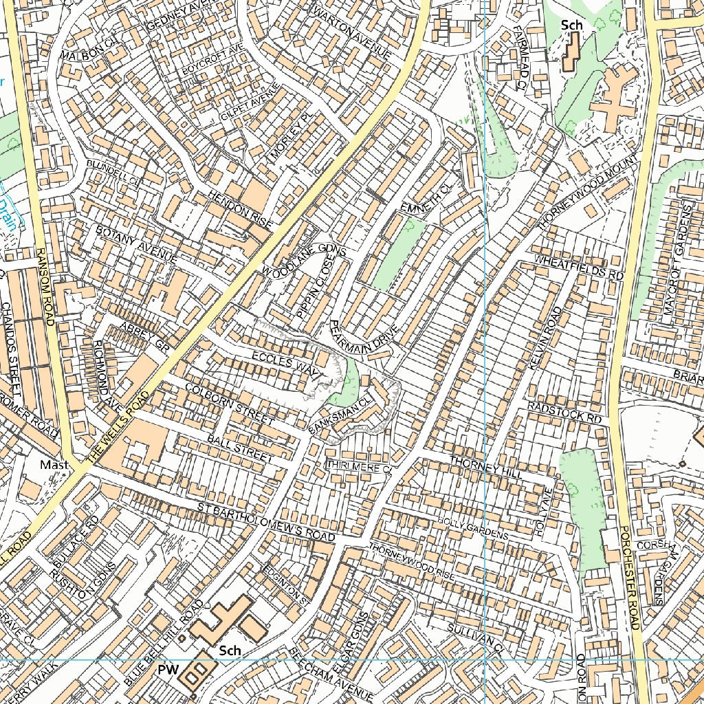 Trent Valley Ward 1 (1:10,000) Map by UK Topographic Maps | Avenza Maps