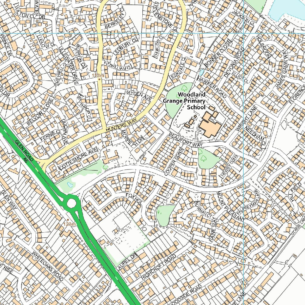 Countesthorpe Ward 1 (1:10,000) Map by UK Topographic Maps | Avenza Maps
