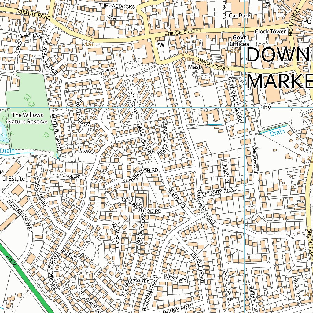 Denver Ward 1 (1:10,000) Map by UK Topographic Maps | Avenza Maps