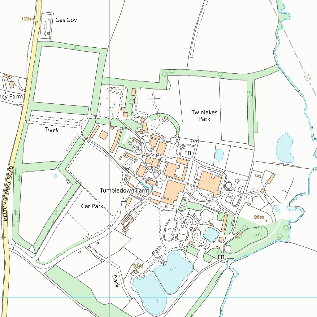 Wymondham Ward 1 (1:10,000) Map by UK Topographic Maps | Avenza Maps