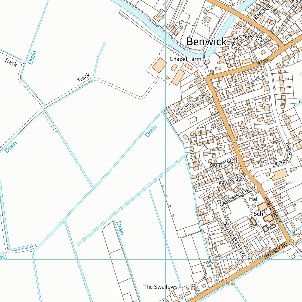 Ramsey Ward 1 (1:10,000) Map by UK Topographic Maps | Avenza Maps