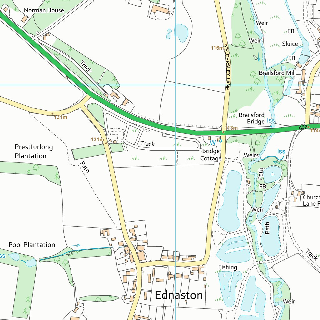 Norbury Ward 1 (1:10,000) Map by UK Topographic Maps | Avenza Maps
