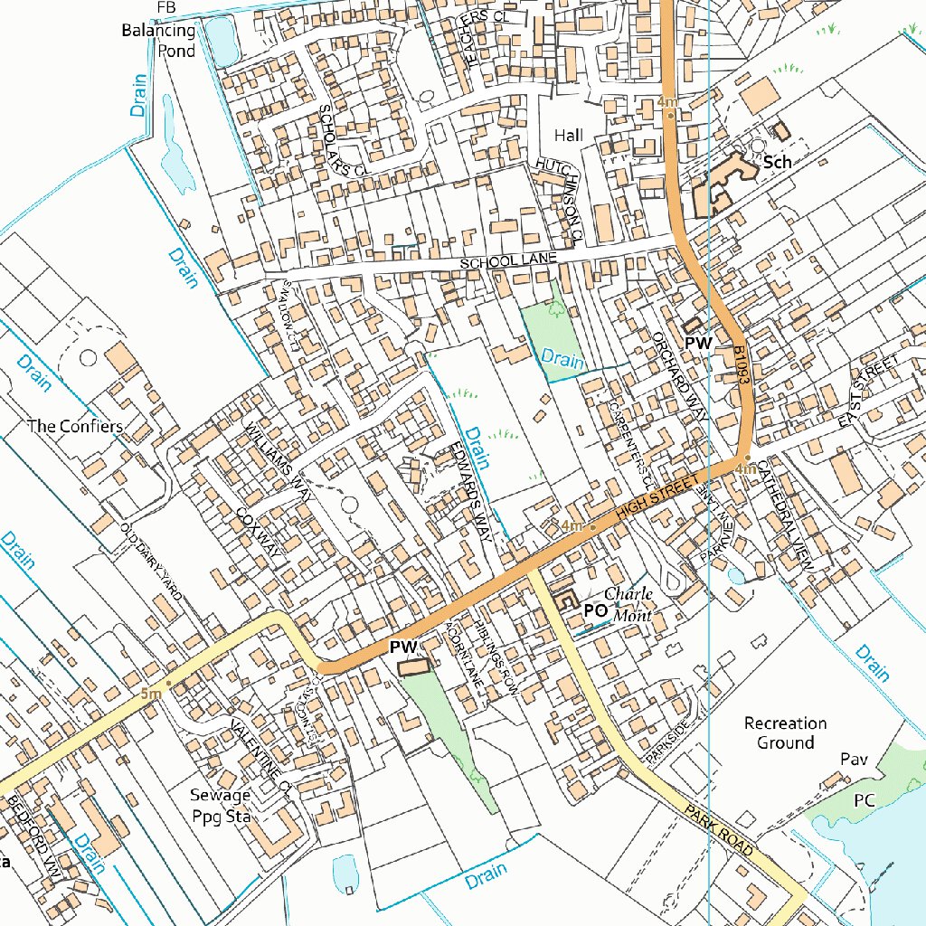 Downham Villages Ward 1 (1:10,000) Map by UK Topographic Maps | Avenza Maps