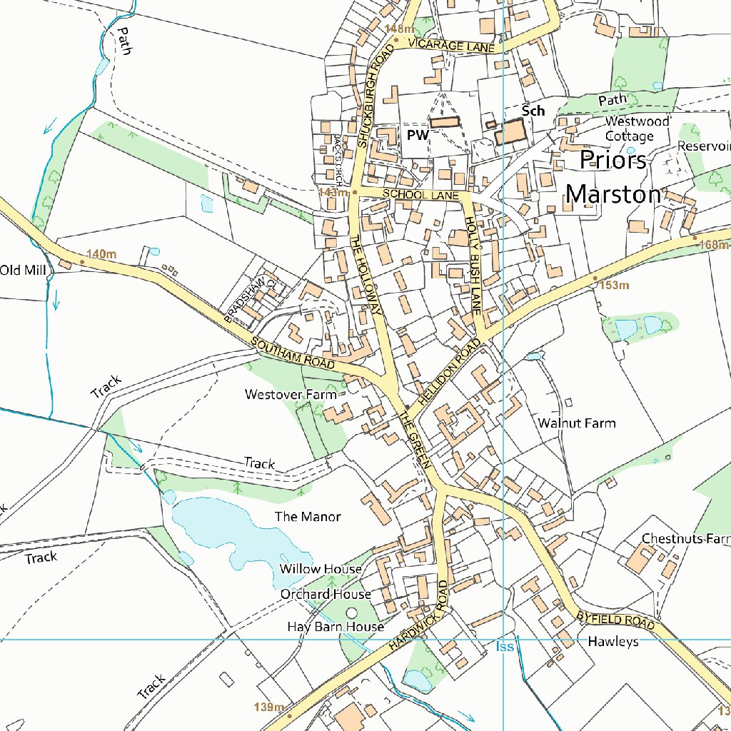 Bishop's Itchington, Fenny Compton & Napton Ward 1 (1:10,000) Map by UK ...