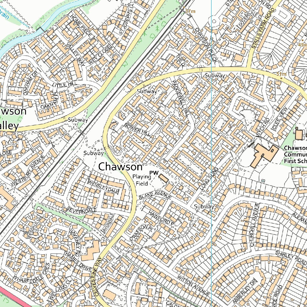 Bowbrook Ward 1 (1:10,000) Map by UK Topographic Maps | Avenza Maps