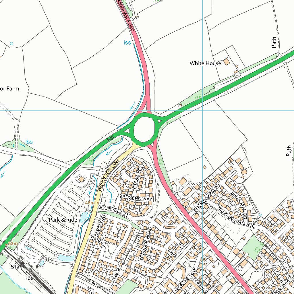 Claverdon & Snitterfield Ward 1 (1:10,000) Map by UK Topographic Maps ...