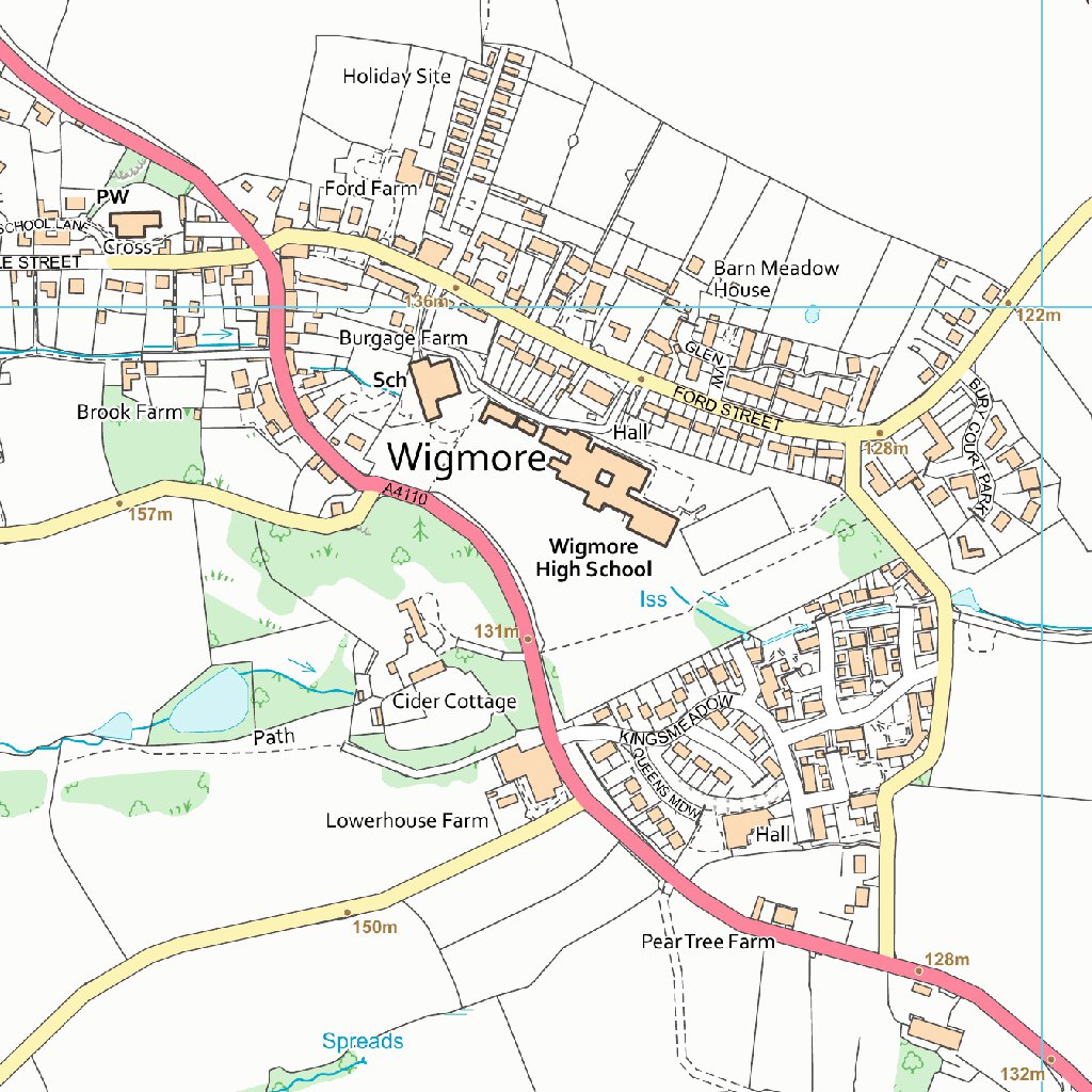 Mortimer Ward 1 (1:10,000) Map by UK Topographic Maps | Avenza Maps