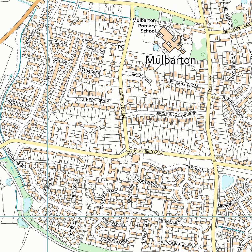 Mulbarton & Stoke Holy Cross Ward 1 (1:10,000) Map by UK Topographic ...