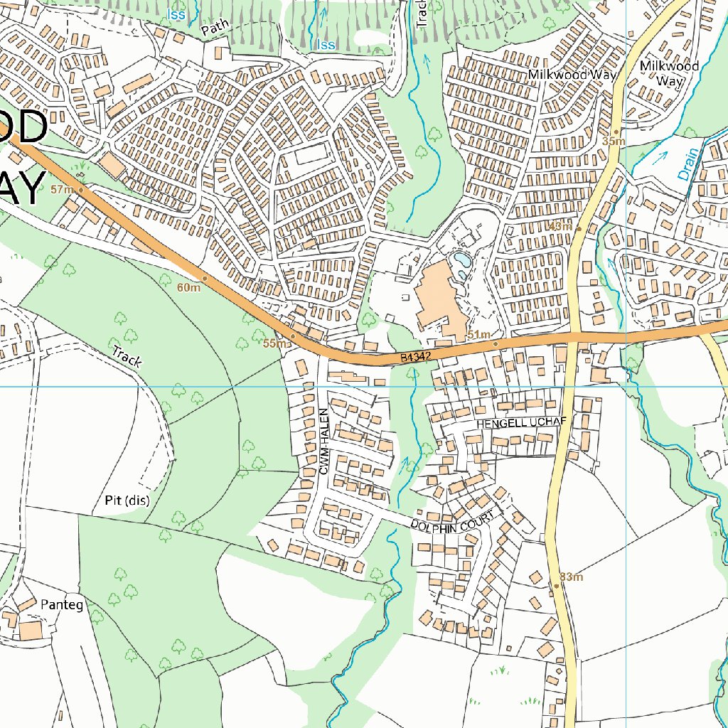 Sir Ceredigion - Ceredigion 14 (1:10,000) Map by UK Topographic Maps ...