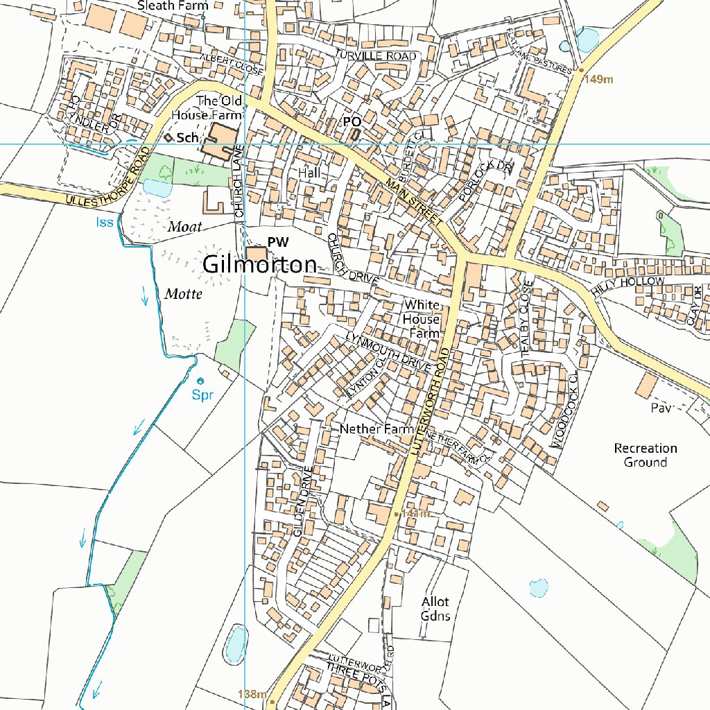 Dunton Ward 1 (1:10,000) Map by UK Topographic Maps | Avenza Maps