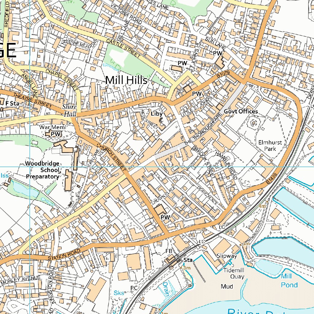 Deben Ward 1 (1:10,000) Map by UK Topographic Maps | Avenza Maps