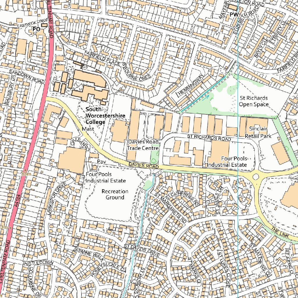 Bredon Hill Ward 1 (1:10,000) Map by UK Topographic Maps | Avenza Maps