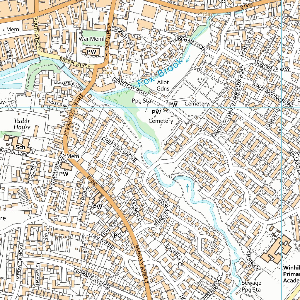 Great Paxton Ward 1 (1:10,000) Map by UK Topographic Maps | Avenza Maps