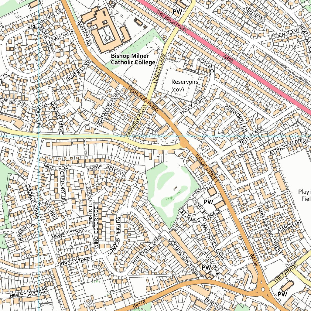Himley & Swindon Ward 1 (1:10,000) Map by UK Topographic Maps | Avenza Maps