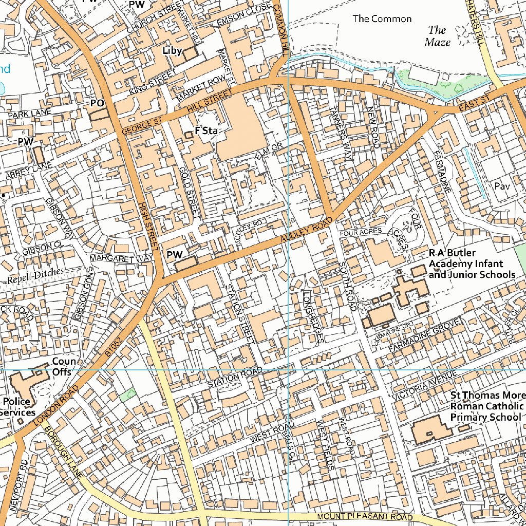Littlebury, Chesterford & Wenden Lofts Ward 1 (1:10,000) Map by UK ...