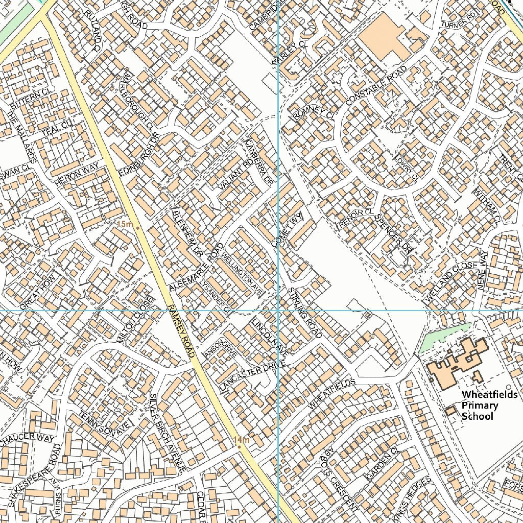Hemingford Grey & Houghton Ward 1 (1:10,000) Map by UK Topographic Maps ...