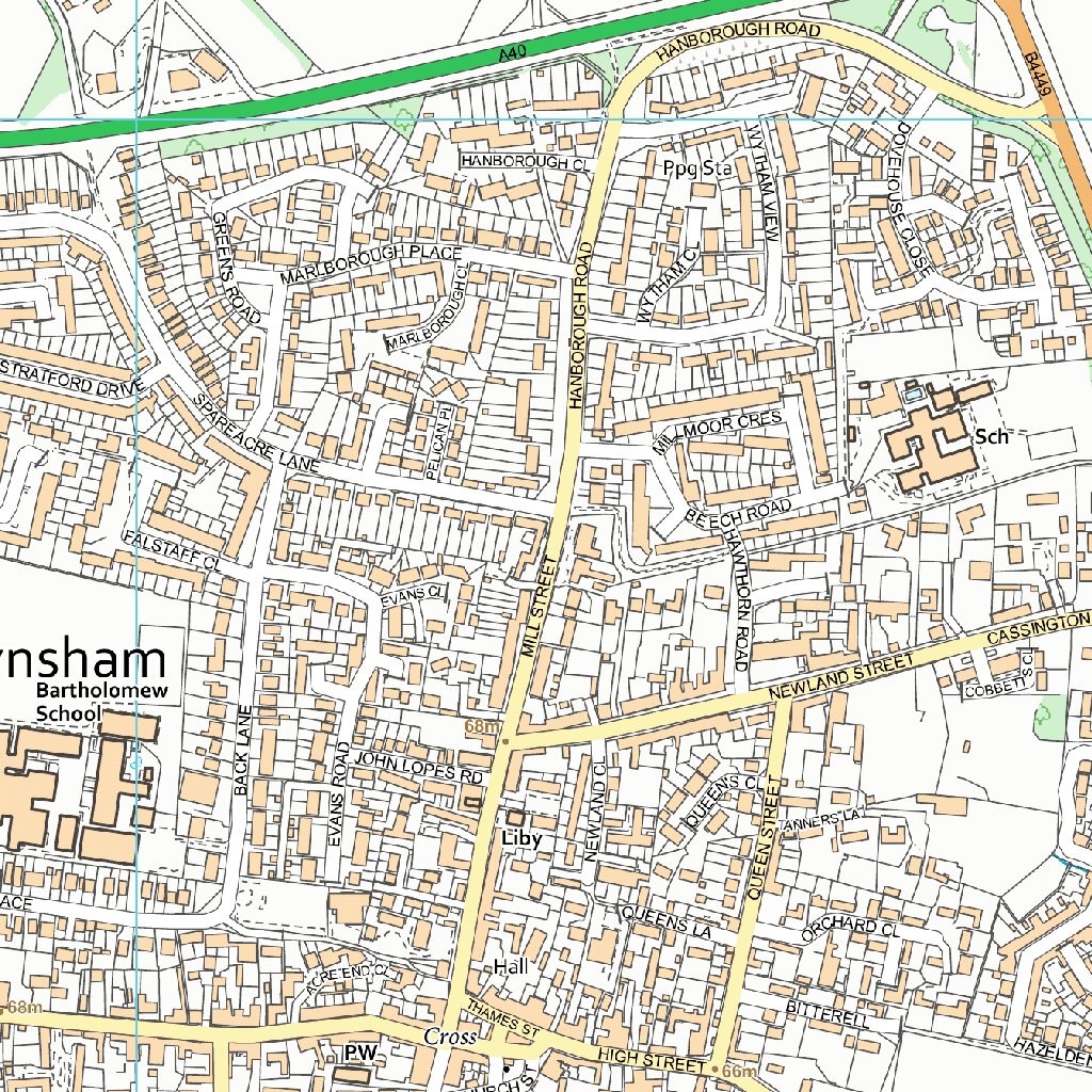 Eynsham and Cassington Ward 1 (1:10,000) Map by UK Topographic Maps ...
