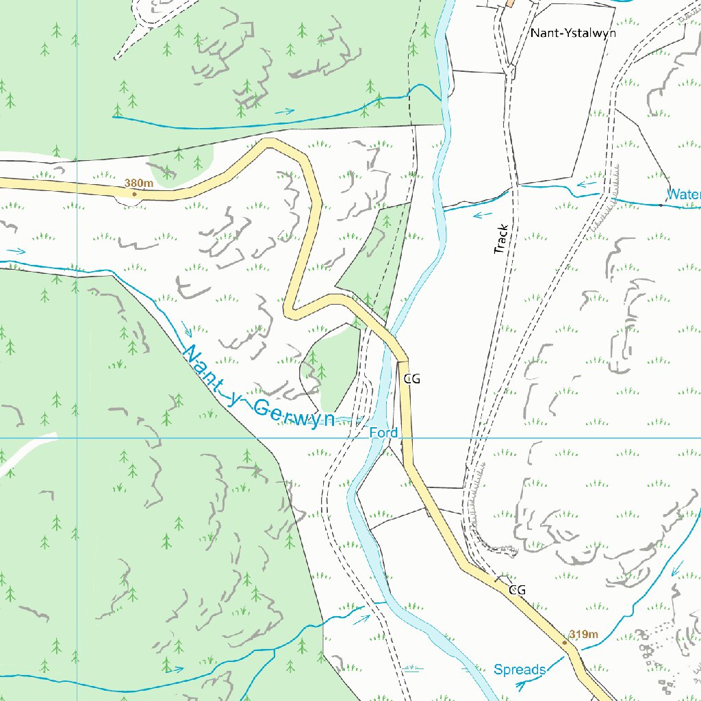 Sir Ceredigion - Ceredigion 3 (1:10,000) Map by UK Topographic Maps ...