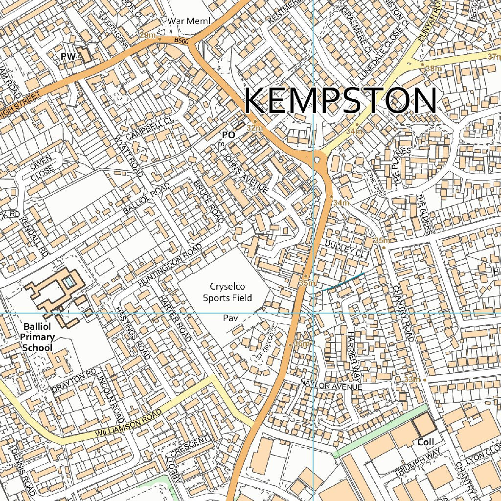 Bromham Ward 1 (1:10,000) Map by UK Topographic Maps | Avenza Maps