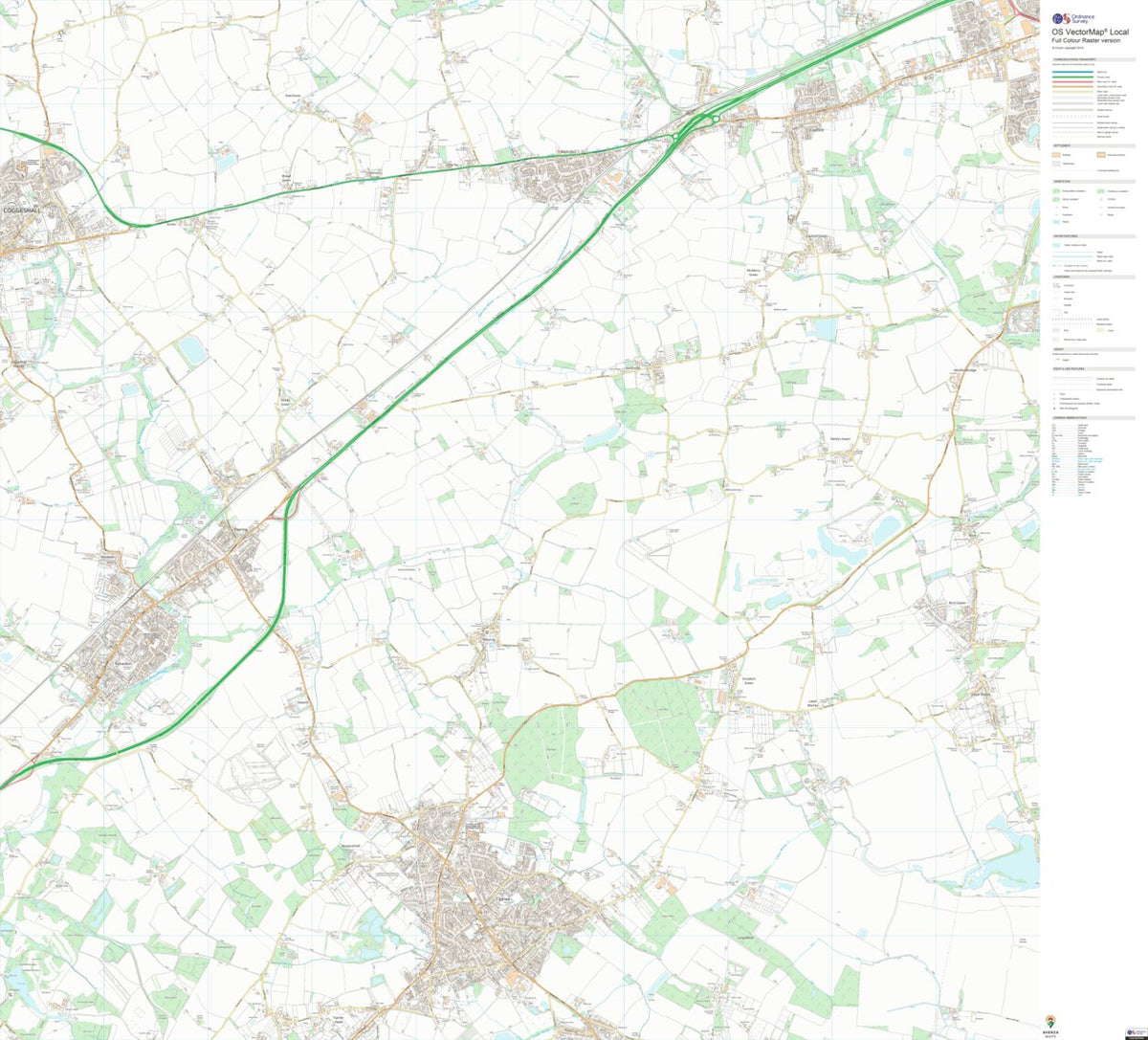 Marks Tey & Layer Ward 1 (1:10,000) Map by UK Topographic Maps | Avenza ...