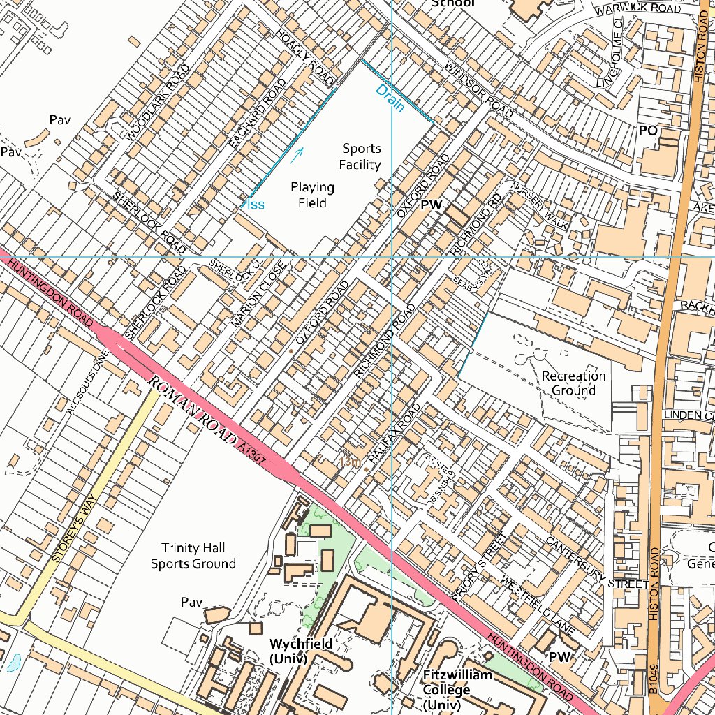 Girton Ward 1 (1:10,000) Map by UK Topographic Maps | Avenza Maps
