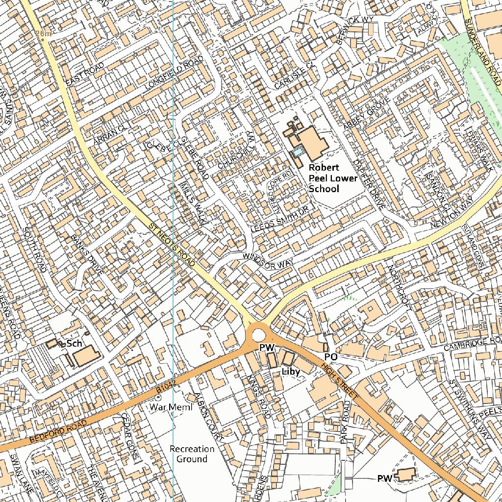 Potton Ward 1 (1:10,000) Map by UK Topographic Maps | Avenza Maps