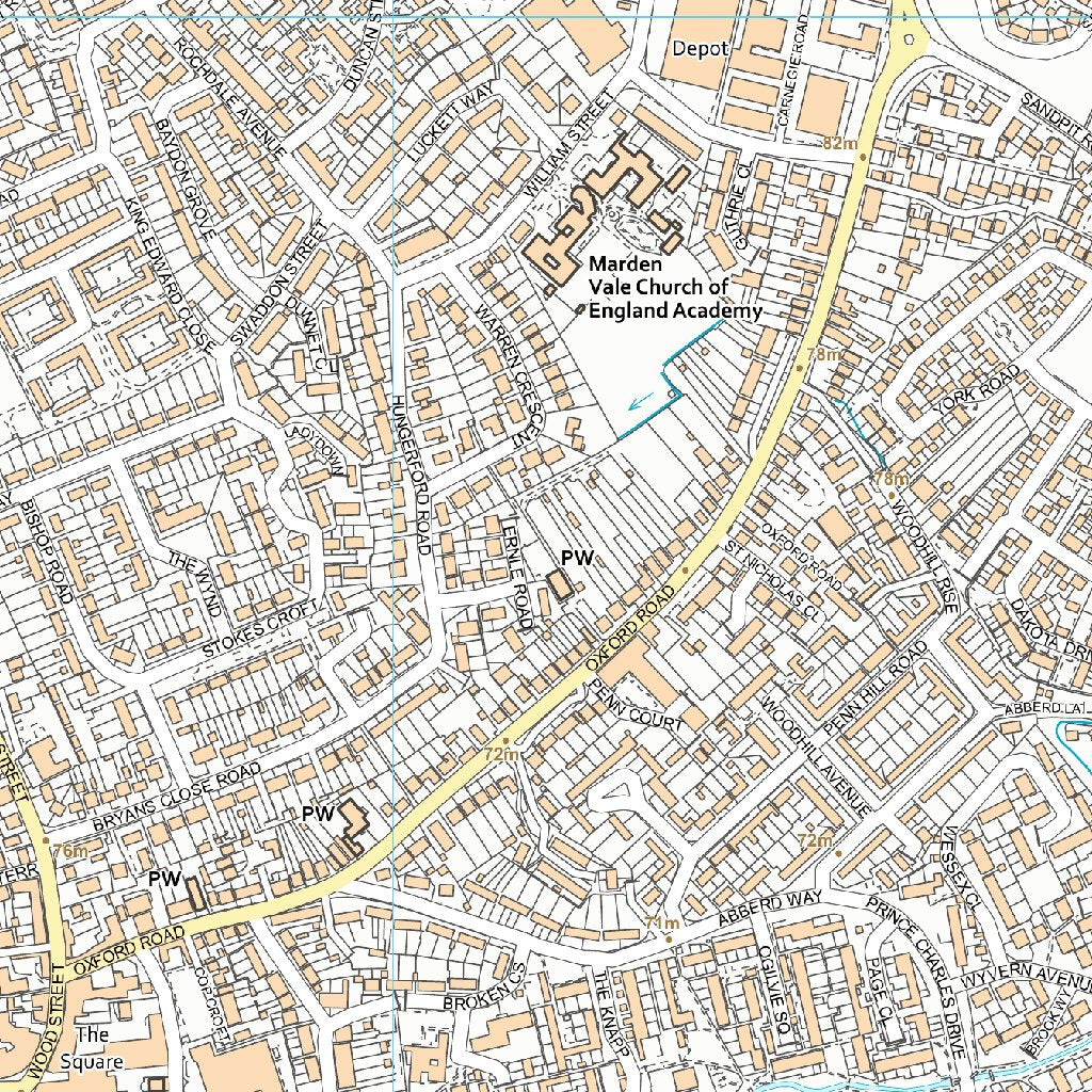 Wiltshire 14 (1:10,000) Map by UK Topographic Maps | Avenza Maps