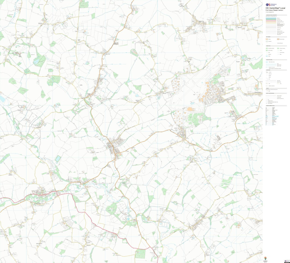 North West Cosford Ward 1 (1:10,000) Map by UK Topographic Maps ...