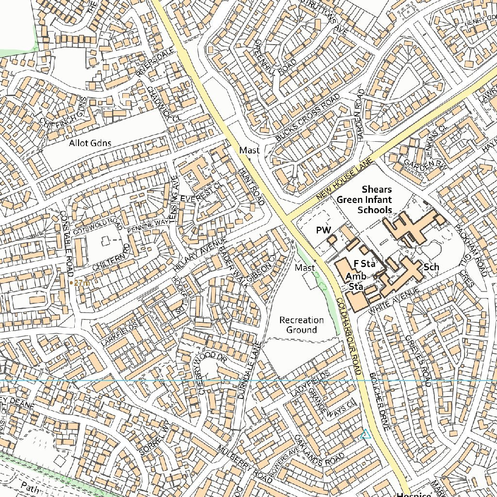 Longfield, New Barn & Southfleet Ward 1 (1:10,000) Map by UK ...