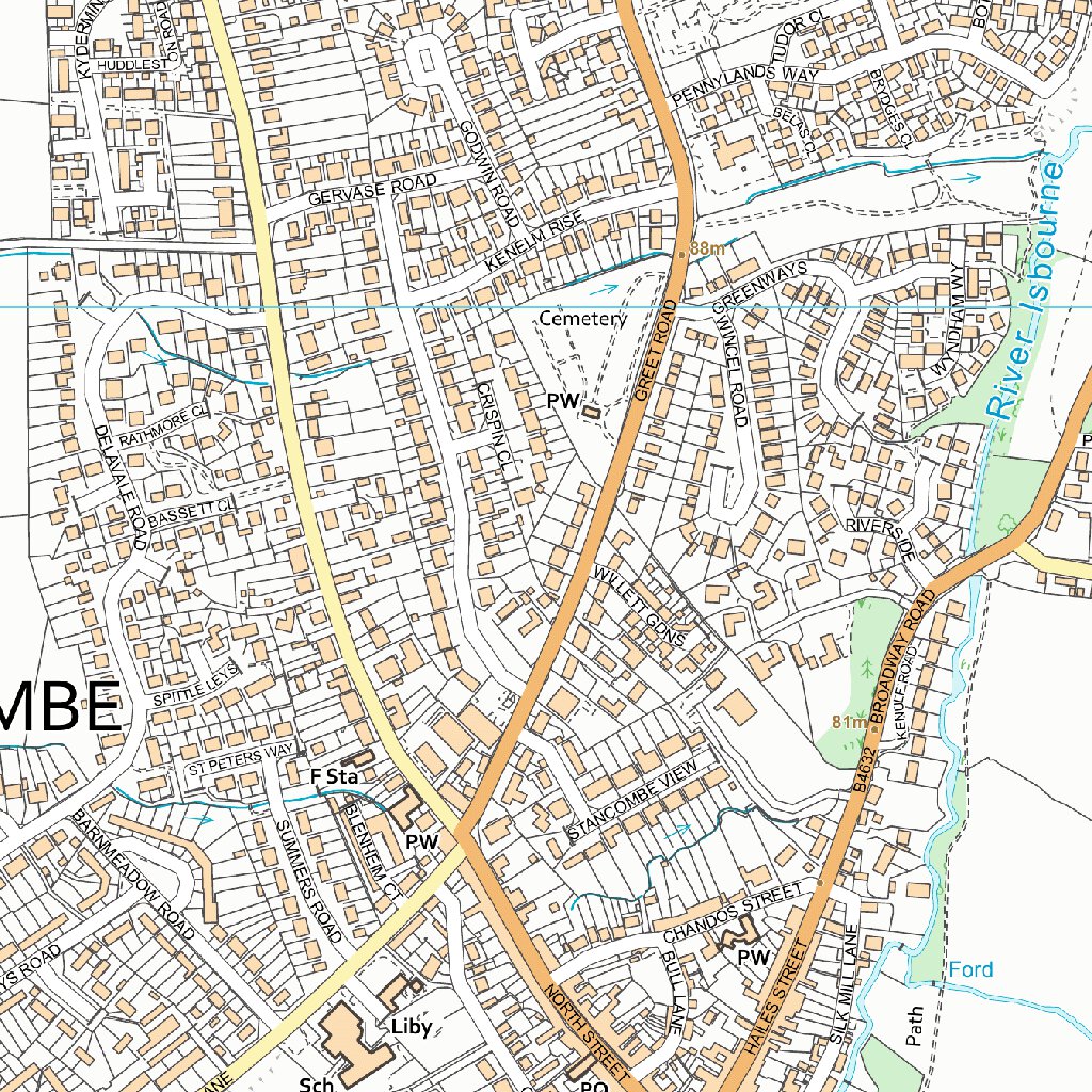 Winchcombe Ward 1 (1:10,000) Map by UK Topographic Maps | Avenza Maps
