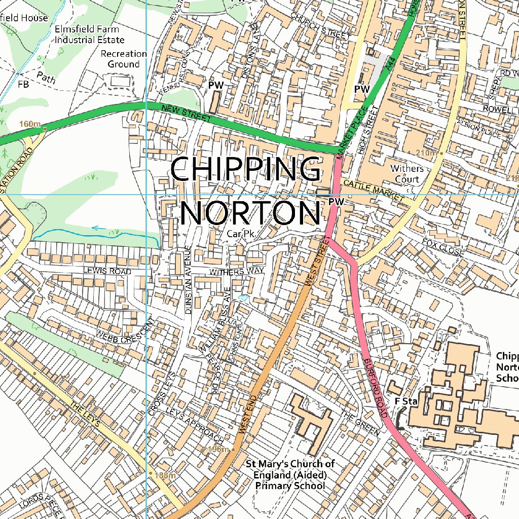 Kingham, Rollright and Enstone Ward 1 (1:10,000) Map by UK Topographic ...