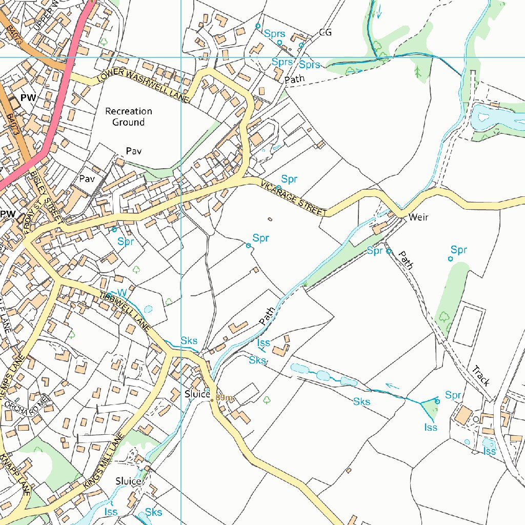 Painswick & Upton Ward 1 (1:10,000) Map by UK Topographic Maps | Avenza ...