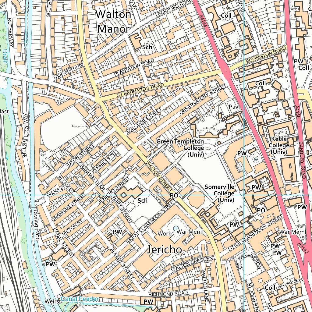 Kidlington West Ward 1 (1:10,000) Map by UK Topographic Maps | Avenza Maps