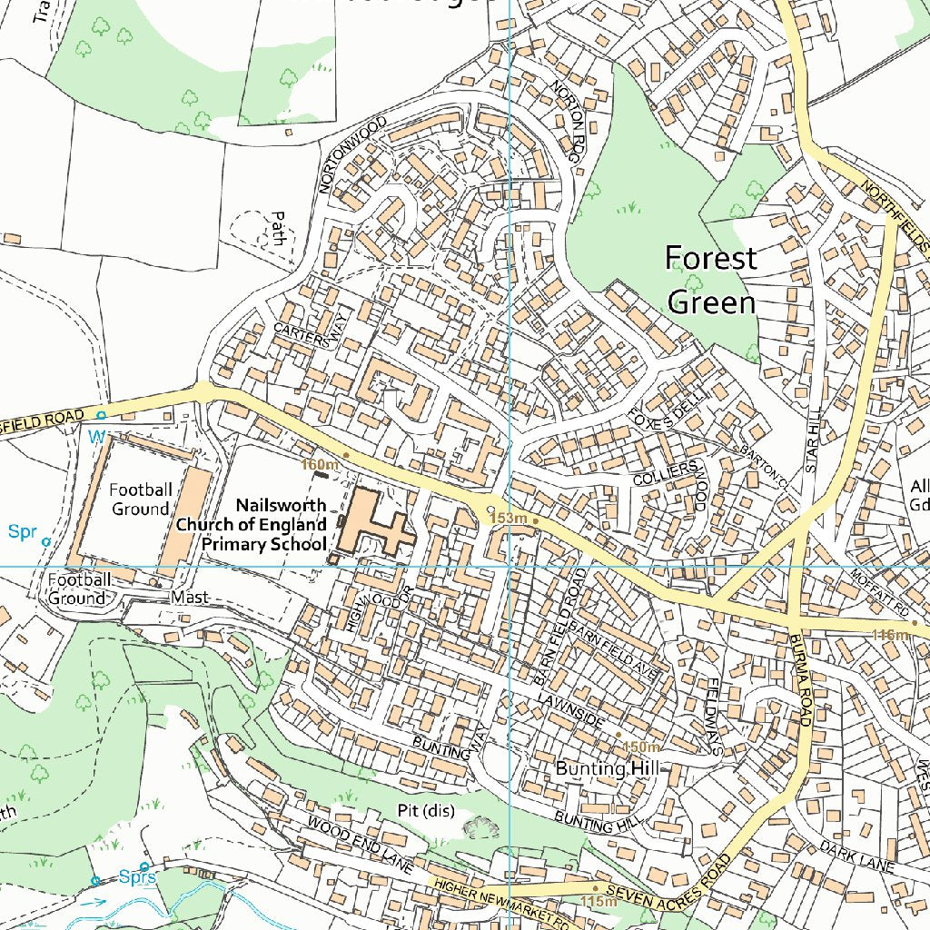 Coaley & Uley Ward 1 (1:10,000) Map by UK Topographic Maps | Avenza Maps