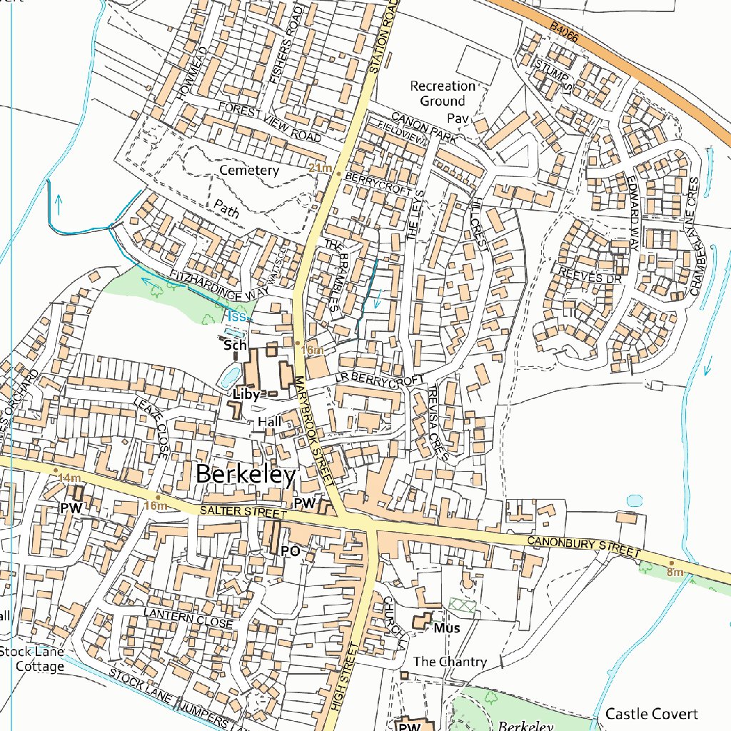 Berkeley Vale Ward 1 (1:10,000) Map by UK Topographic Maps | Avenza Maps