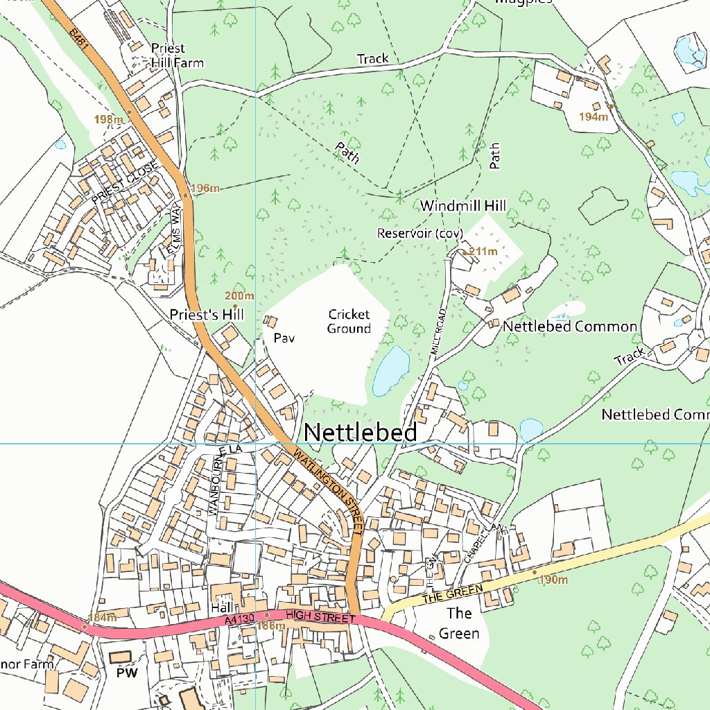 Watlington Ward 1 (1:10,000) Map by UK Topographic Maps | Avenza Maps