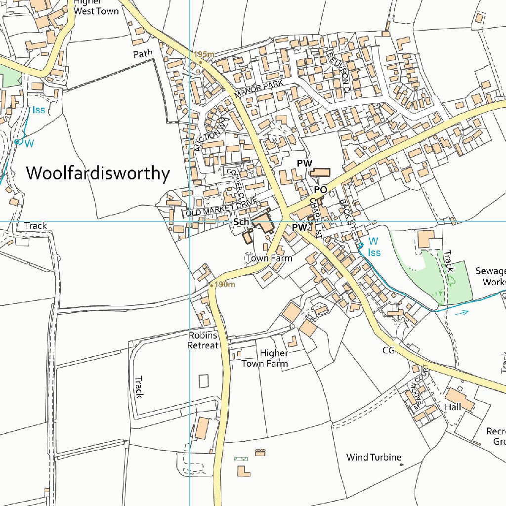 Hartland Ward 1 (1:10,000) Map by UK Topographic Maps | Avenza Maps