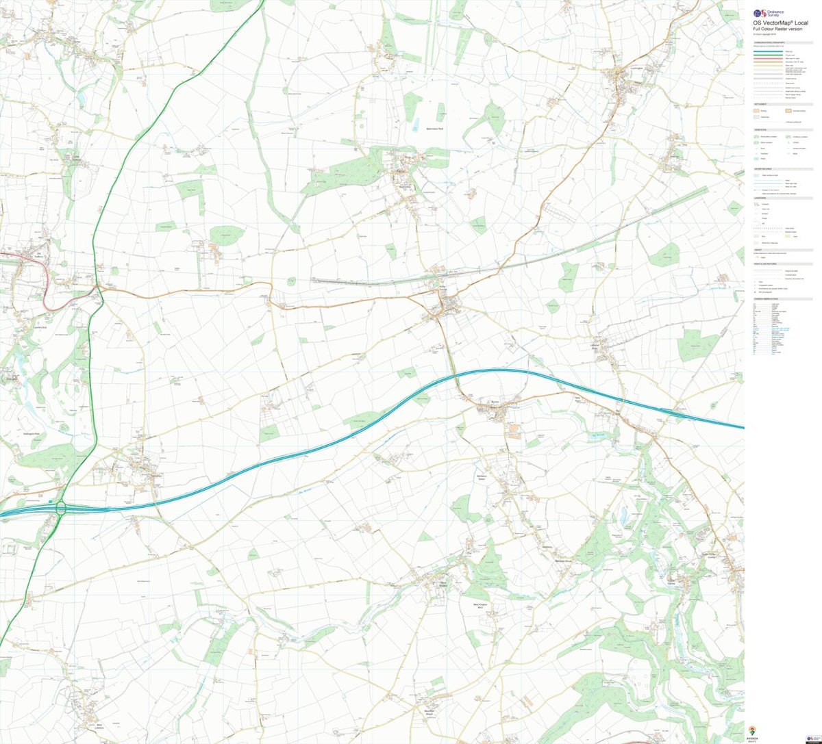 Chipping Sodbury & Cotswold Edge Ward 1 (1:10,000) Map by UK ...