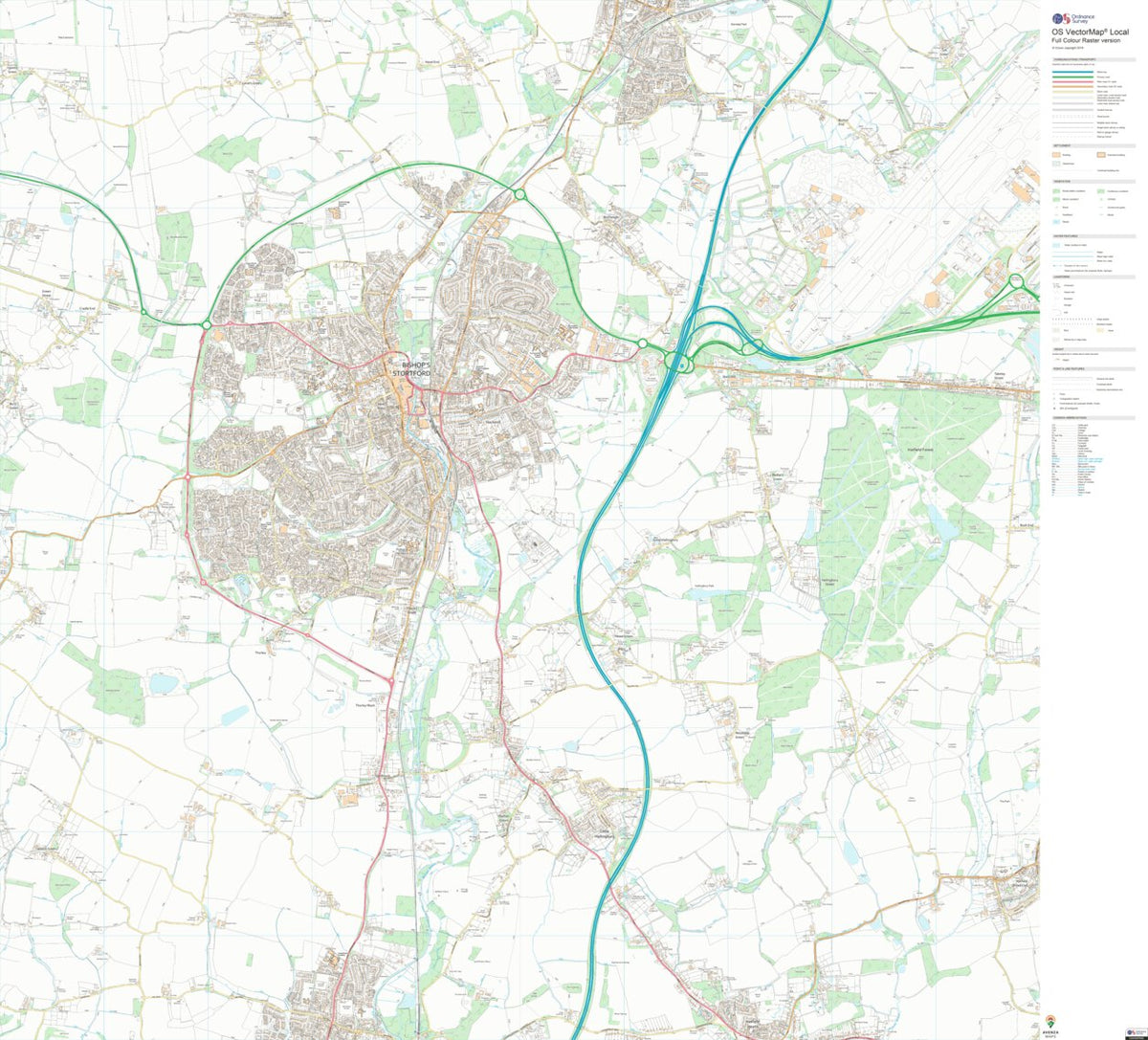 Broad Oak & the Hallingburys Ward 1 (1:10,000) Map by UK Topographic ...