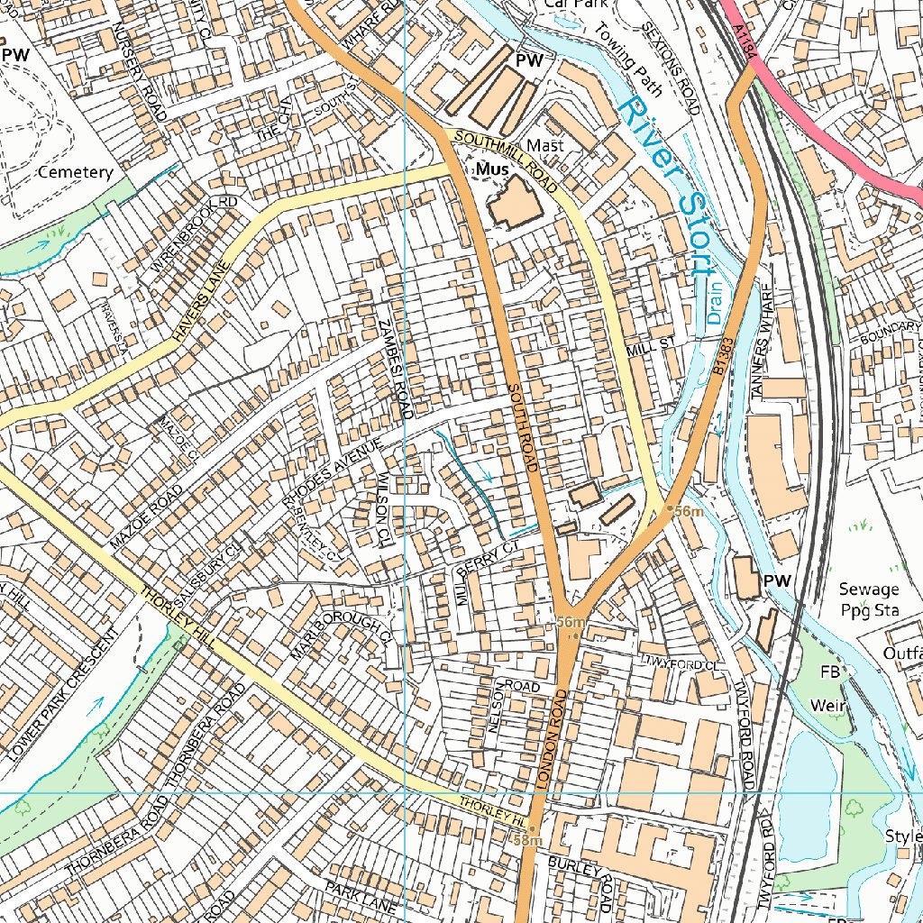 Broad Oak & the Hallingburys Ward 1 (1:10,000) Map by UK Topographic ...
