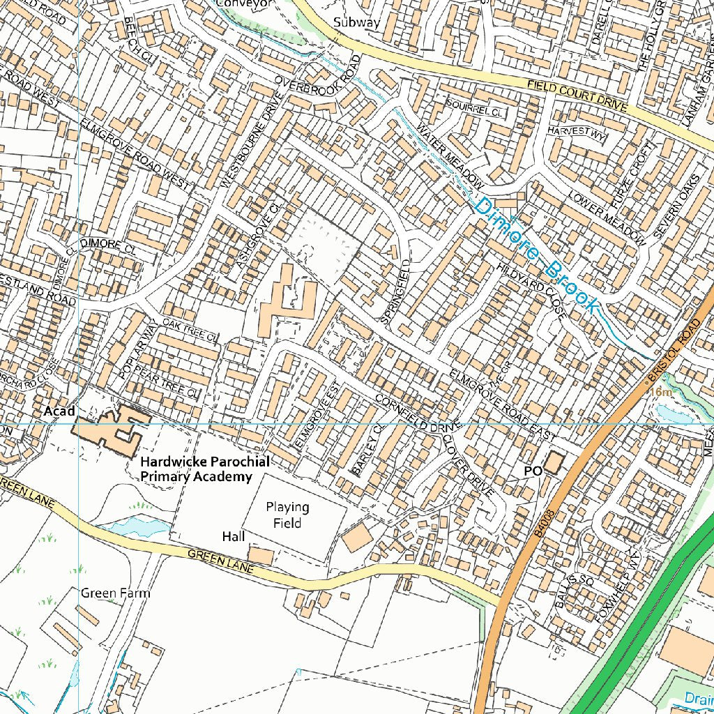 Hardwicke Ward 1 (1:10,000) Map by UK Topographic Maps | Avenza Maps