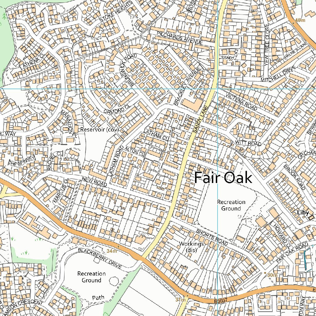 Bishop's Waltham Ward 1 (1:10,000) Map by UK Topographic Maps | Avenza Maps