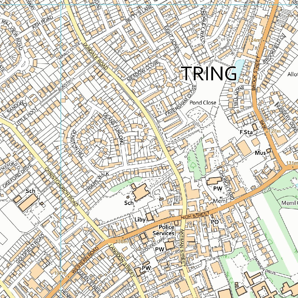 Aston Clinton and Bierton Ward 1 (1:10,000) Map by UK Topographic Maps ...