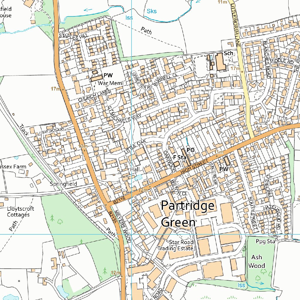 Cowfold, Shermanbury & West Grinstead Ward 1 (1:10,000) Map by UK ...