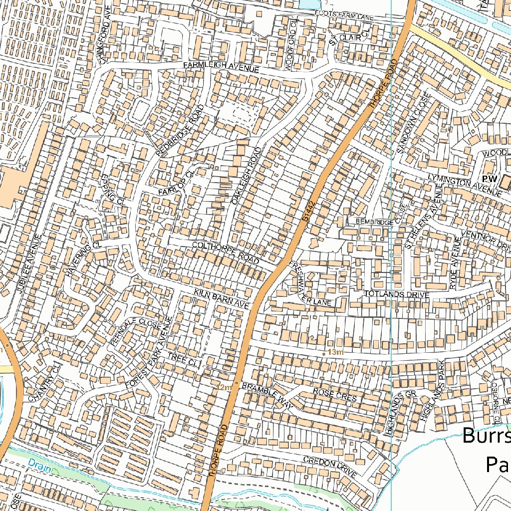 Thorpe, Beaumont & Great Holland Ward 1 (1:10,000) Map by UK ...