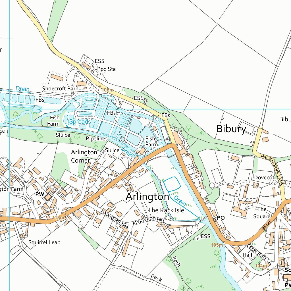 Coln Valley Ward 1 (1:10,000) Map by UK Topographic Maps | Avenza Maps