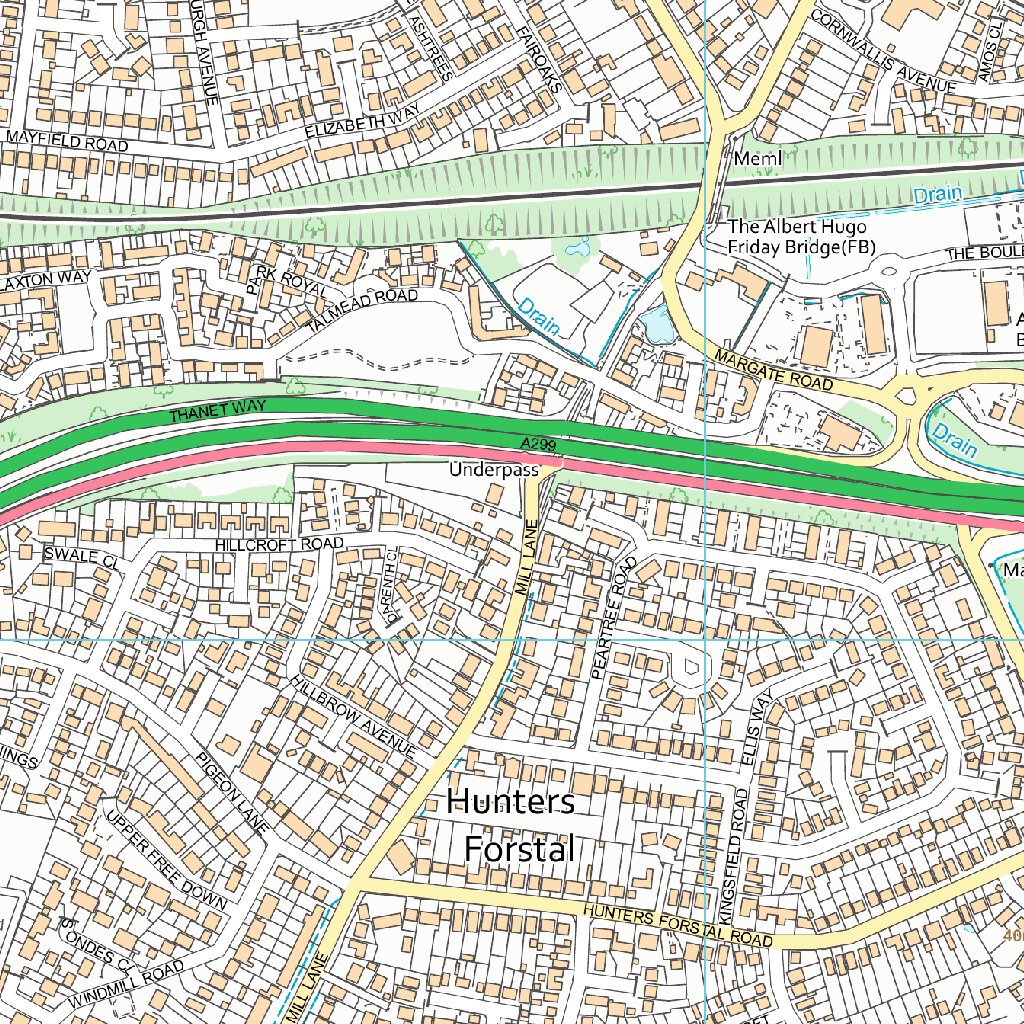 Reculver Ward 1 (1:10,000) Map by UK Topographic Maps | Avenza Maps