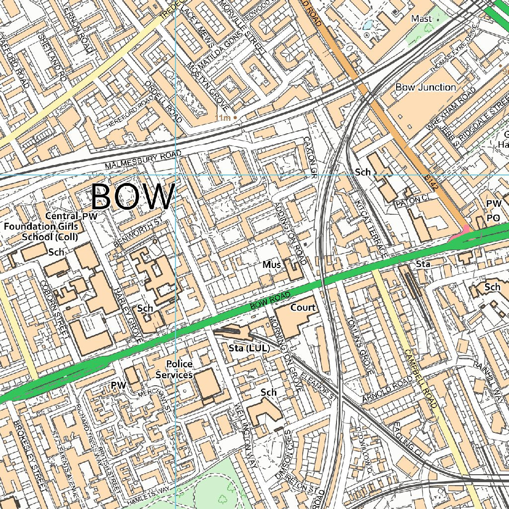 Beckton Ward 1 (1:10,000) Map by UK Topographic Maps | Avenza Maps