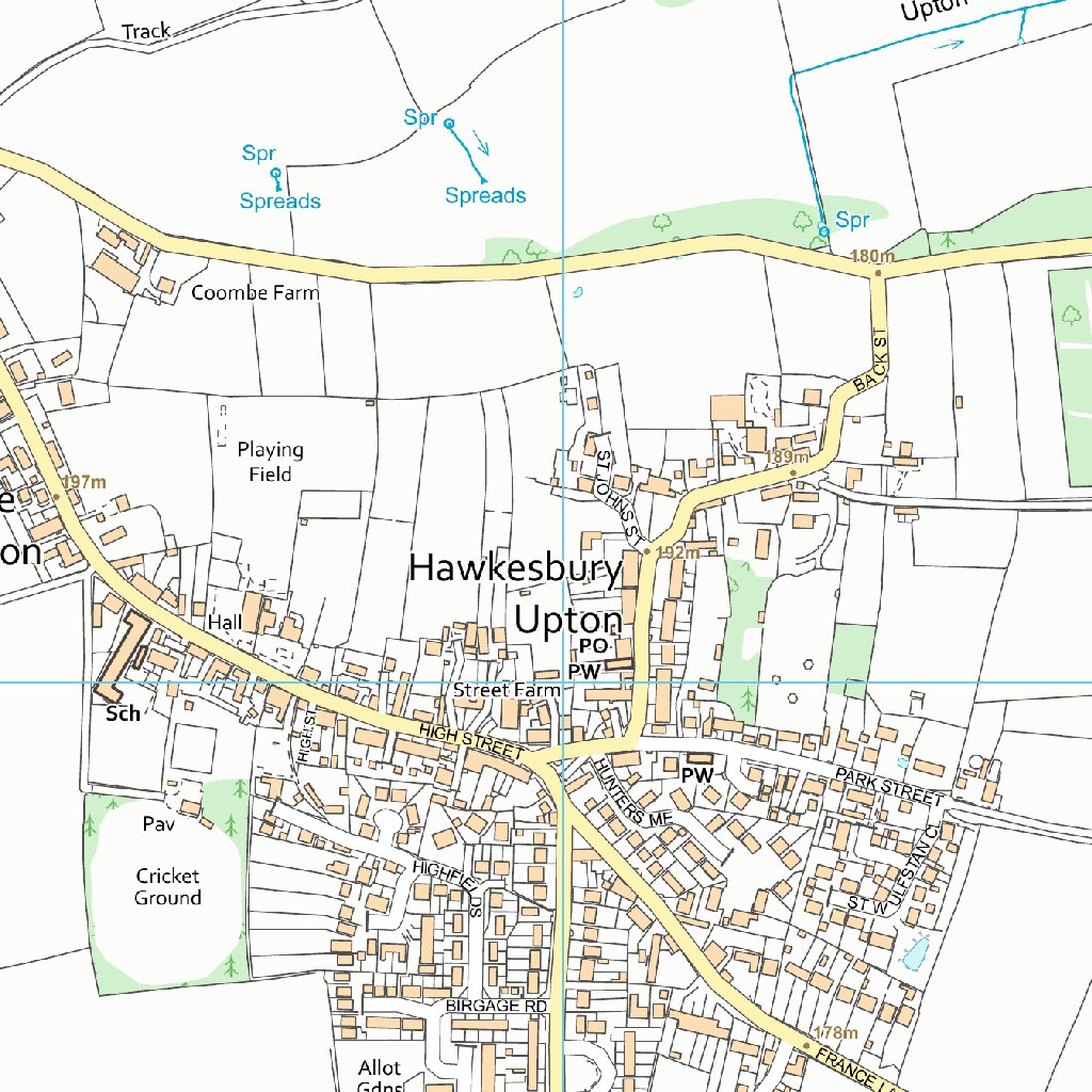 Grumbolds Ash with Avening Ward 1 (1:10,000) Map by UK Topographic Maps ...