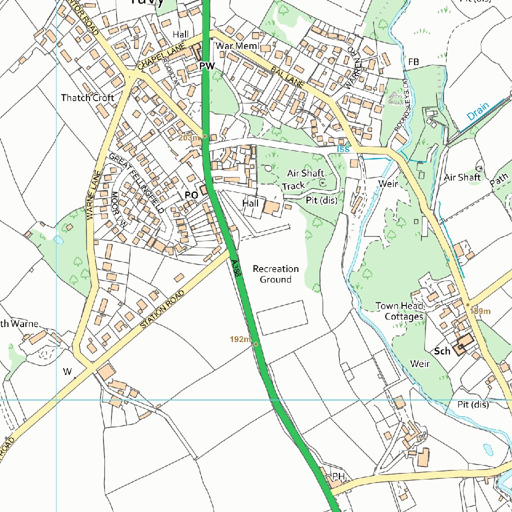 Mary Tavy Ward 1 (1:10,000) Map by UK Topographic Maps | Avenza Maps